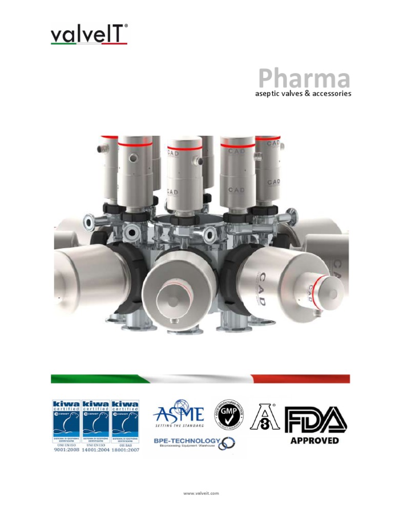 Pharma: Aseptic Valves & Accessories | PDF