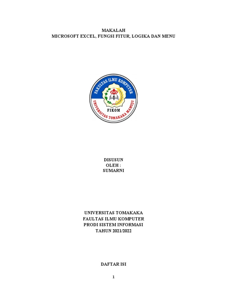 Rangkuman Materi Ms. Excel | PDF