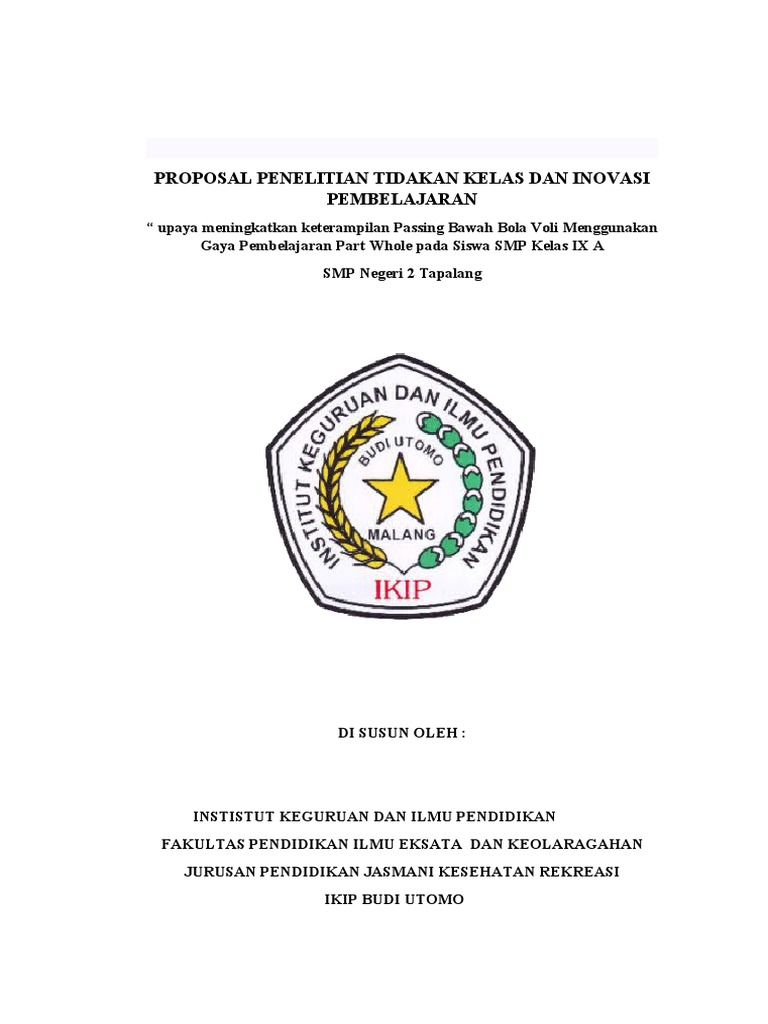 Marselinus Murdani-Kls D - Proposal Pp. | PDF | Karier & Perkembangan