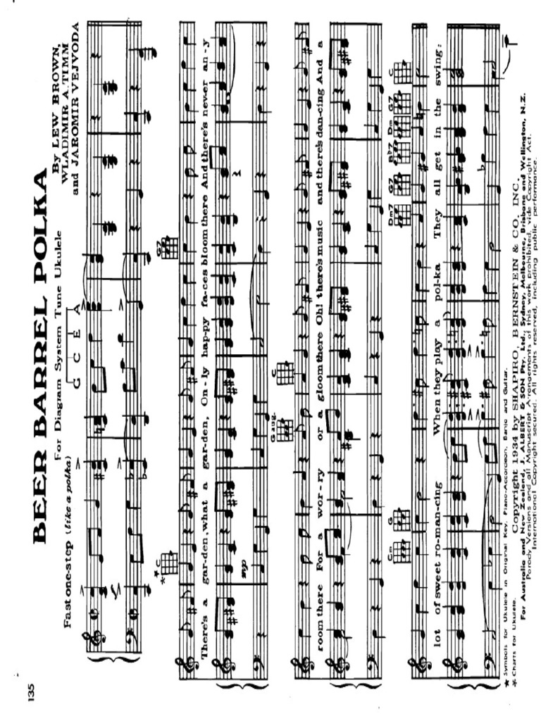 Beer Barrel Polka (Roll Out The Barrel) | PDF