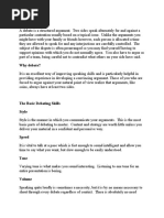 Debating Cheat Sheet | PDF | Argument | Truth