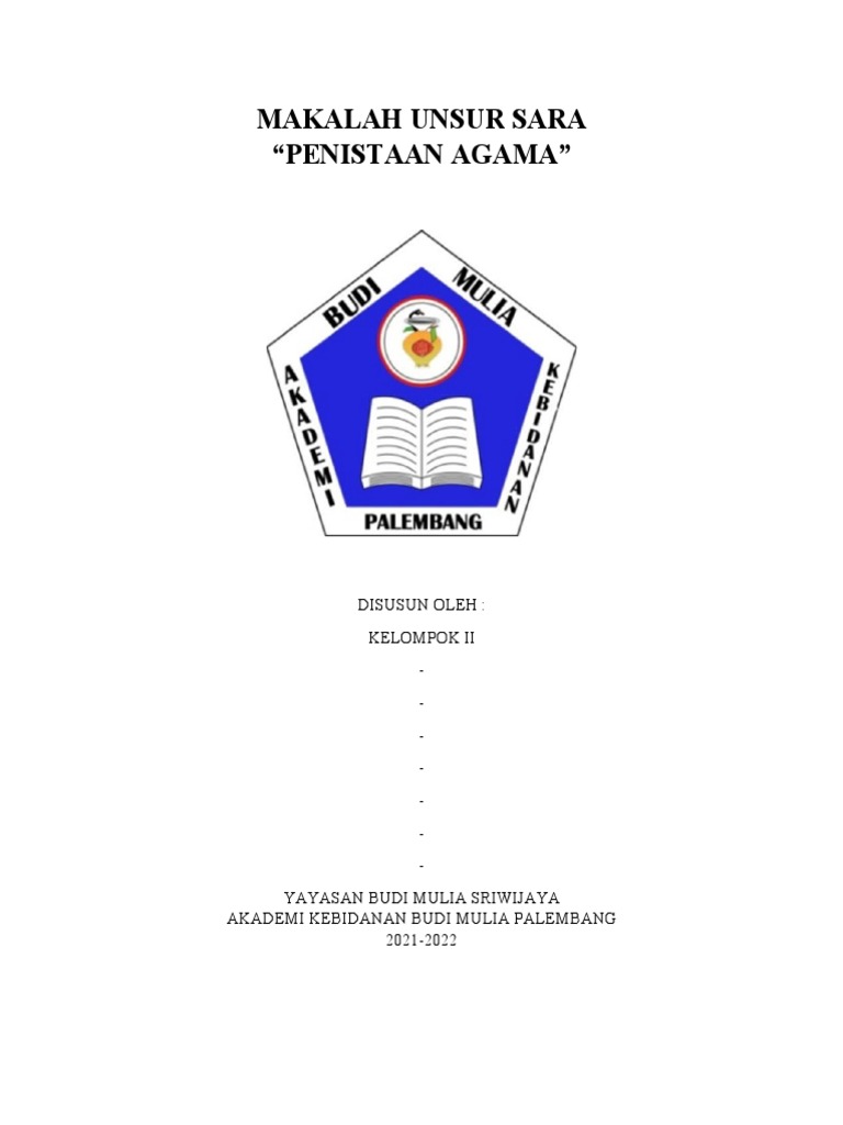 Unsur SARA dalam Penistaan Agama | PDF