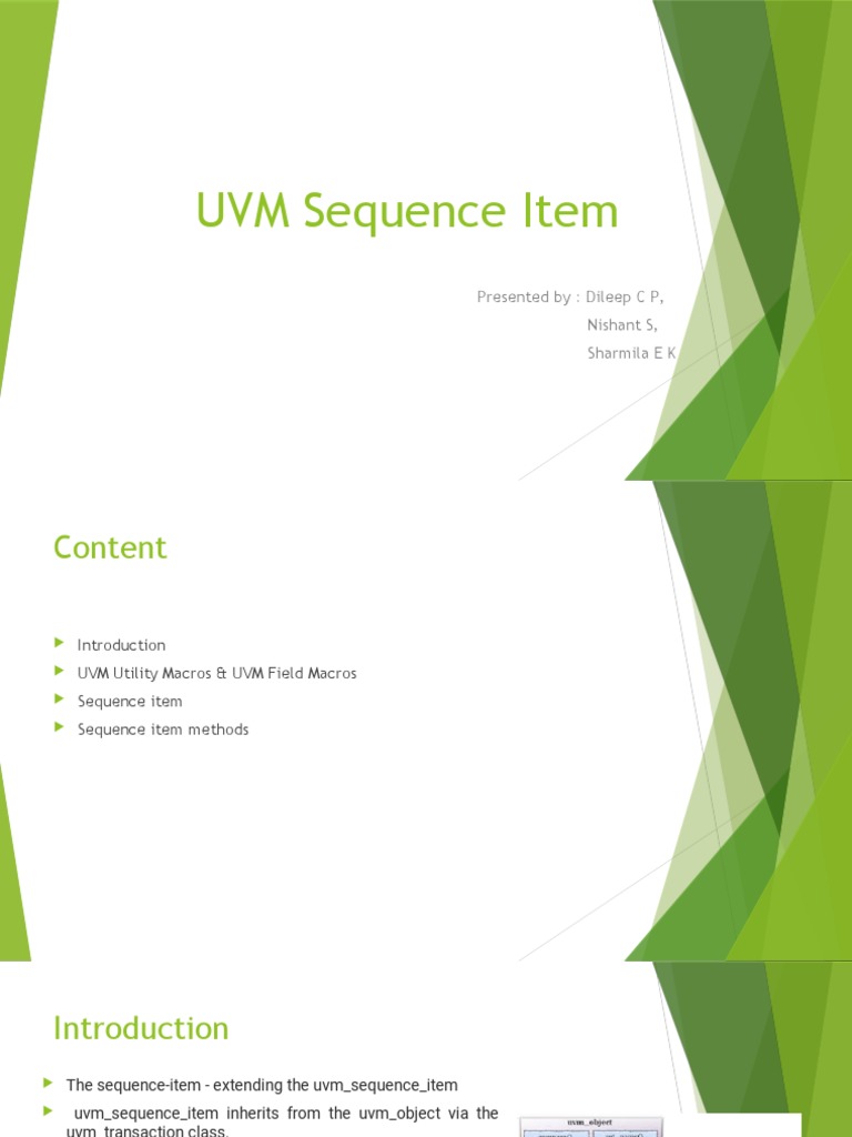 UVM Sequence Item Guide | PDF | Bit | Method (Computer Programming)