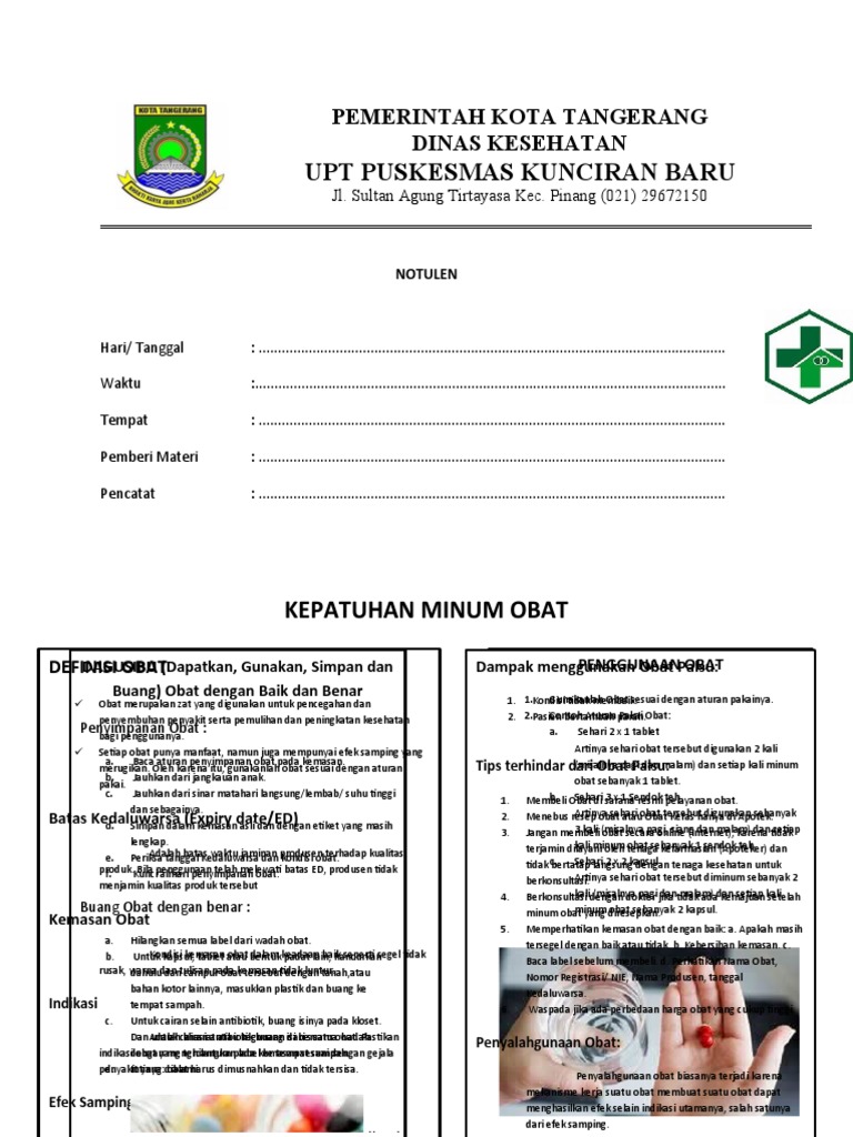 Kepatuhan Minum Obat | PDF
