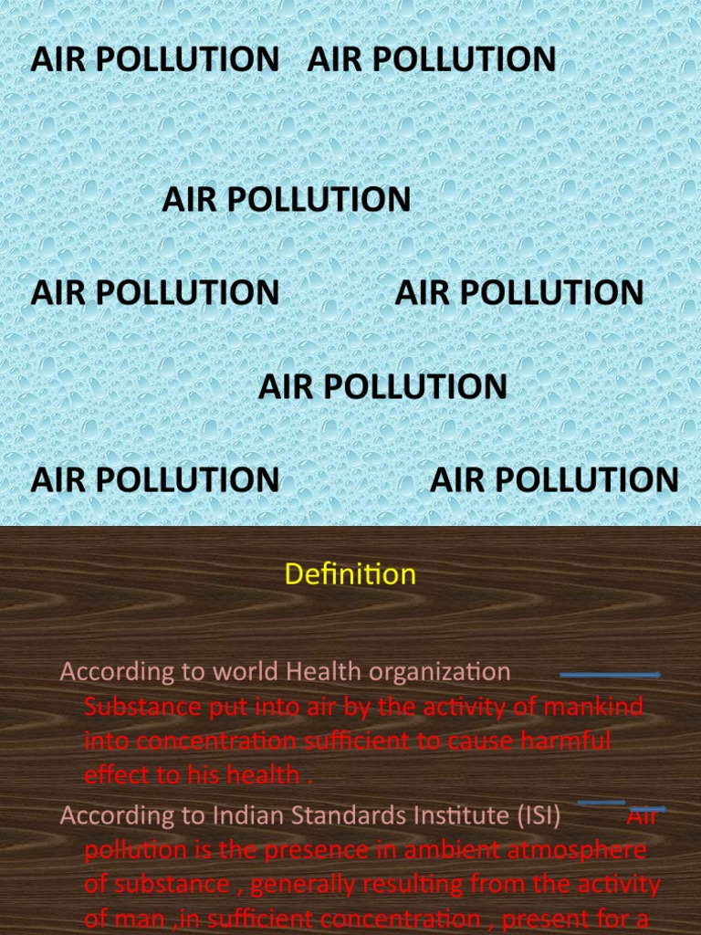 Air Pollution | PDF | Air Pollution | Atmosphere Of Earth