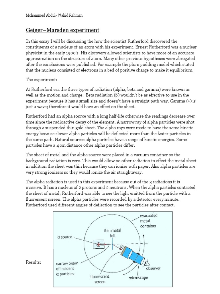 A2 Physics Asignment | PDF | Atomic Nucleus | Radioactive Decay