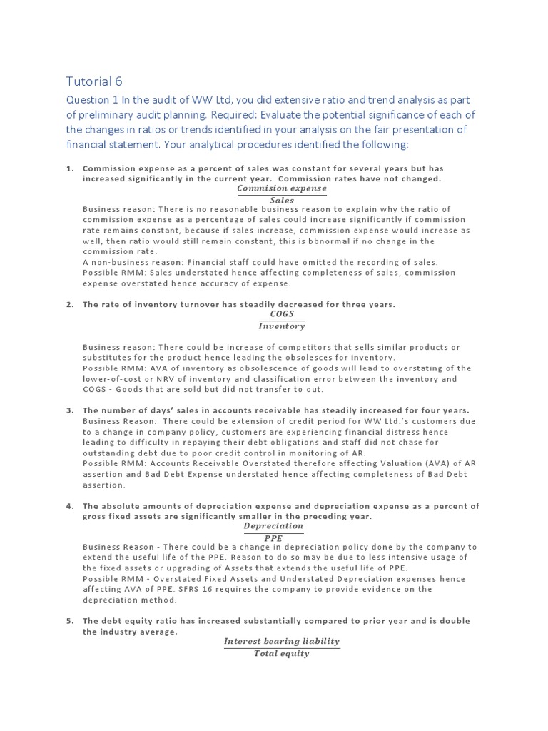 Audit Final Tutorial | PDF | Internal Control | Audit