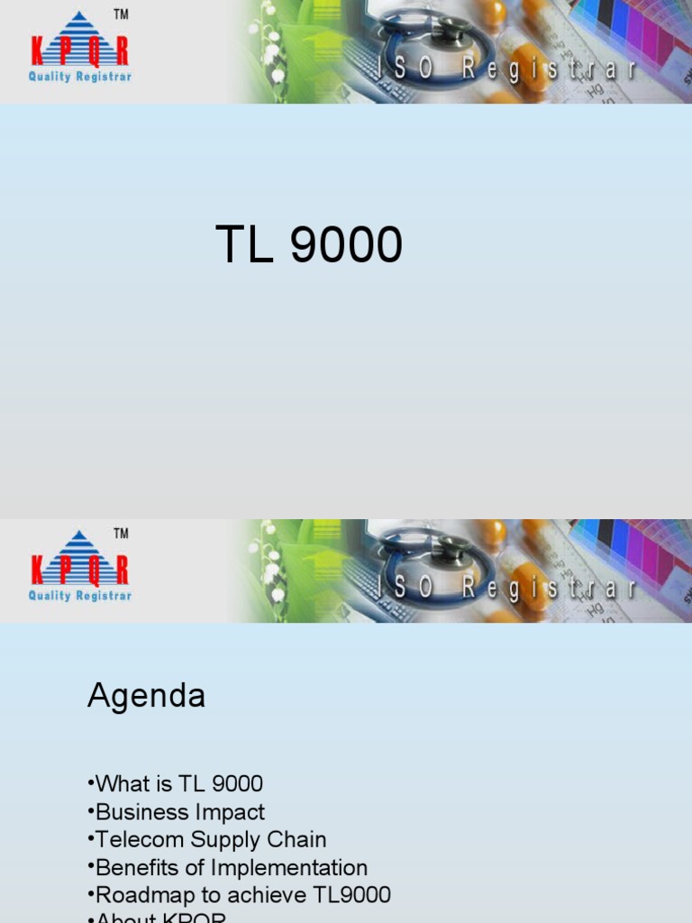 TL9000 | PDF | Quality Management System | Audit