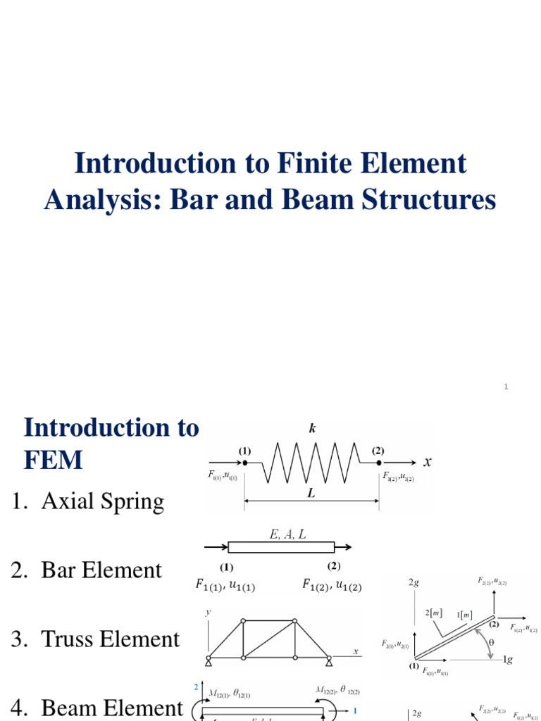 A4 - Intro To FEM4 - Beam - p1 | PDF | Finite Element Method | Beam ...