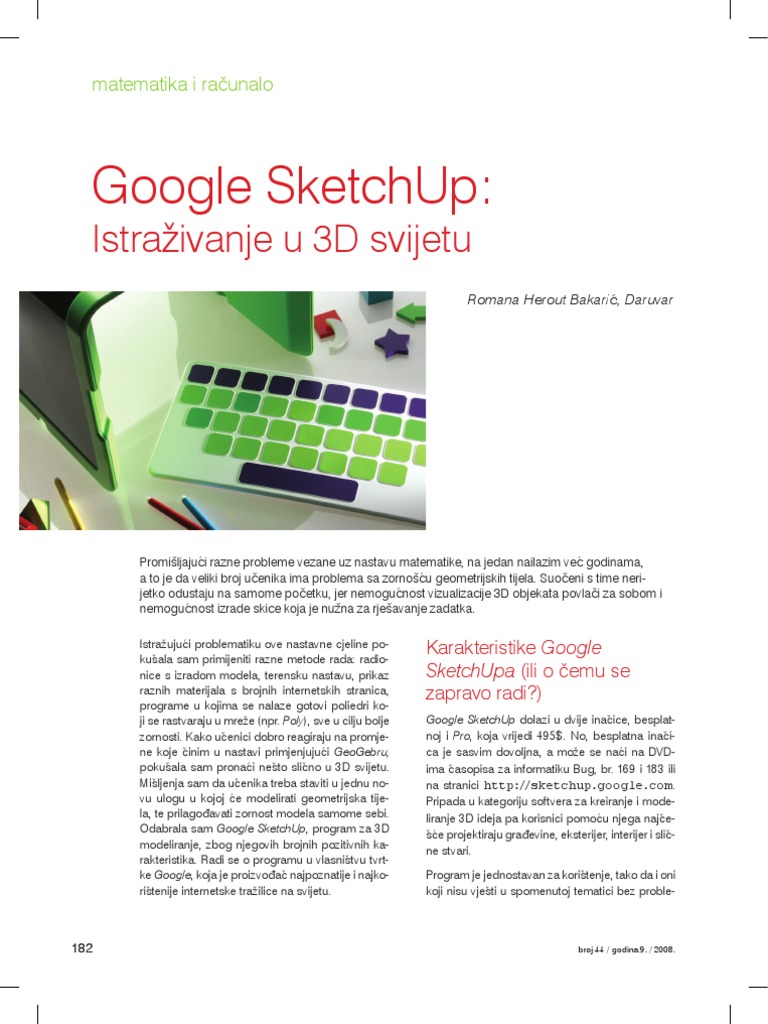3d Svijet - Sketchup | PDF