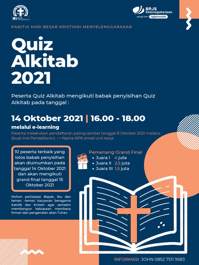 Quiz Alkitab 2021 Pdf Ilmu Sosial Kesehatan Holistik