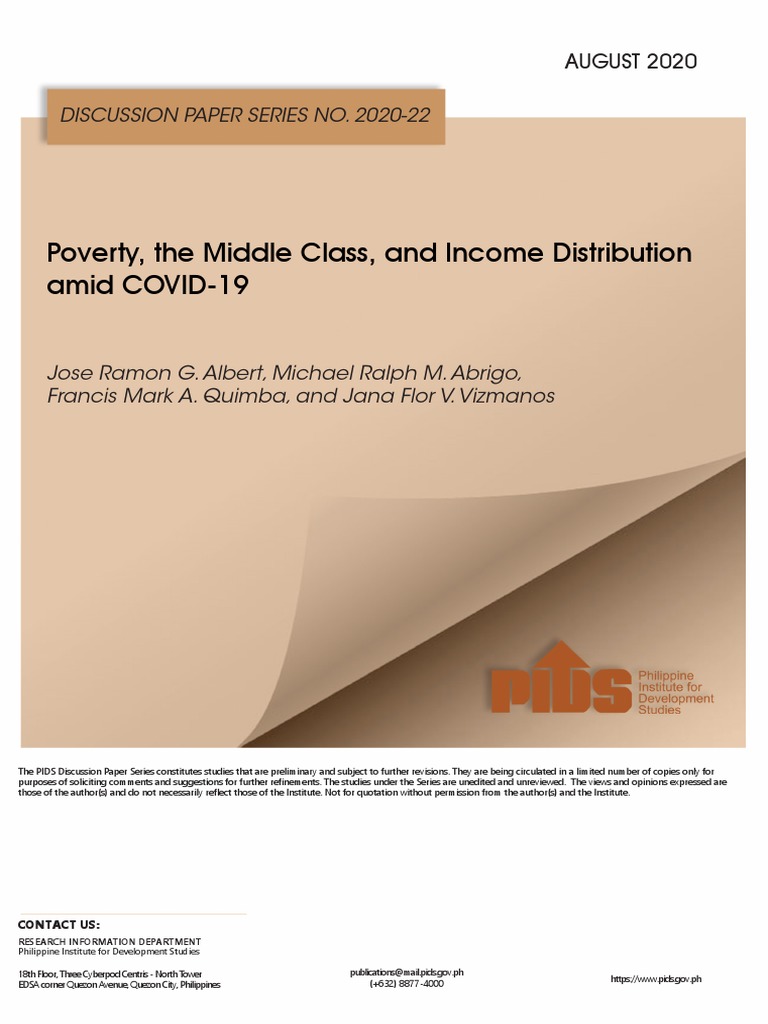 Pidsdps 2022 | PDF | Poverty | Poverty & Homelessness
