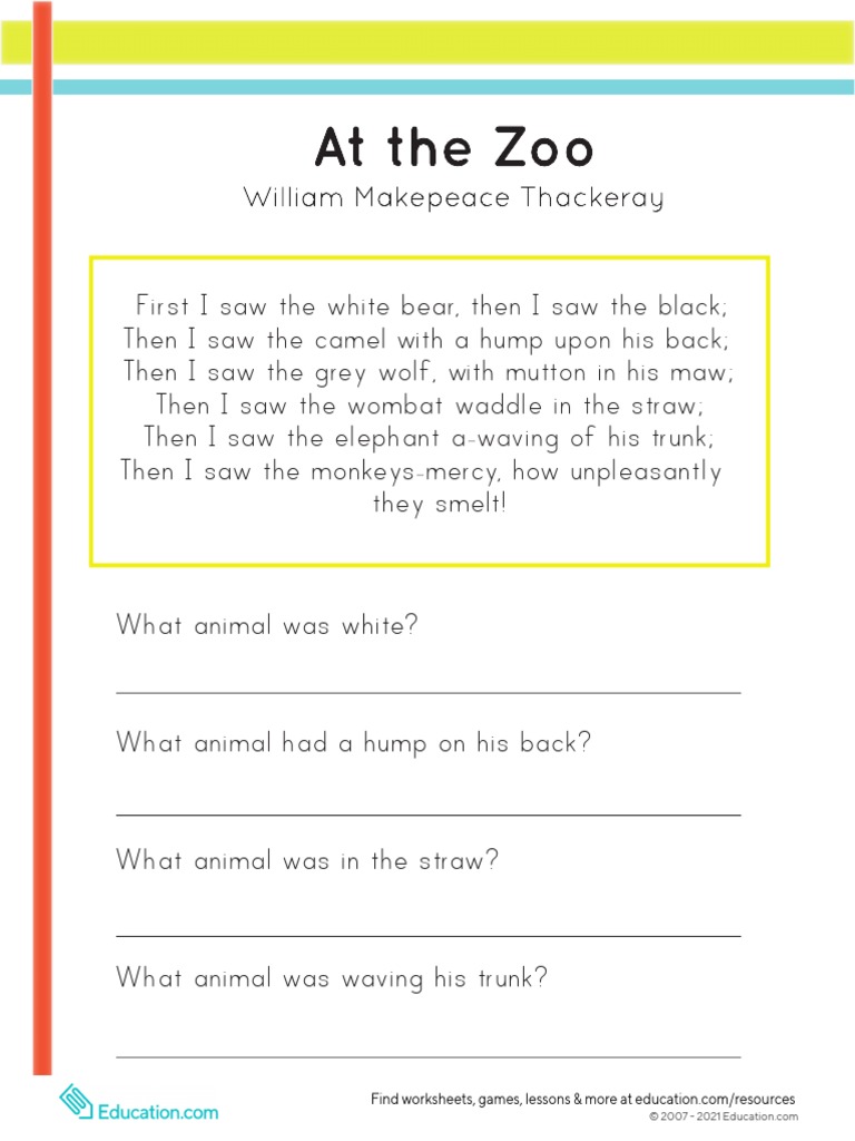 At The Zoo | PDF
