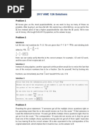 Amc8 2020 Solutions | PDF | Area | Mathematics