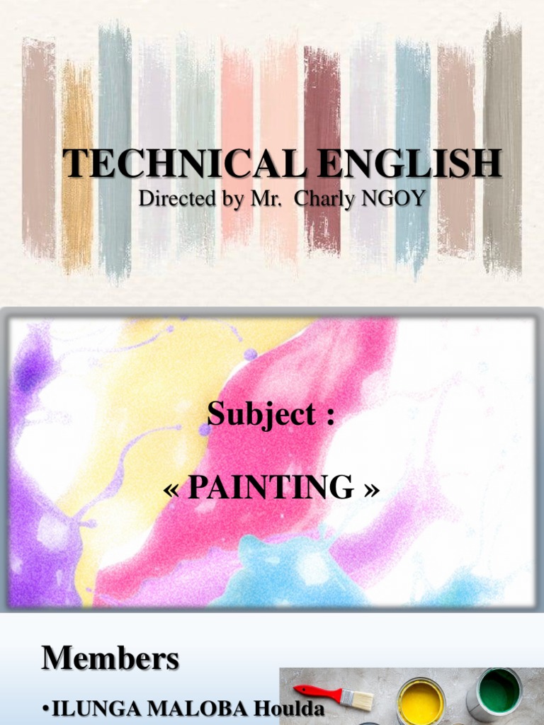 TECHNICAL ENGLISH, Painting | Download Free PDF | Paint | Materials