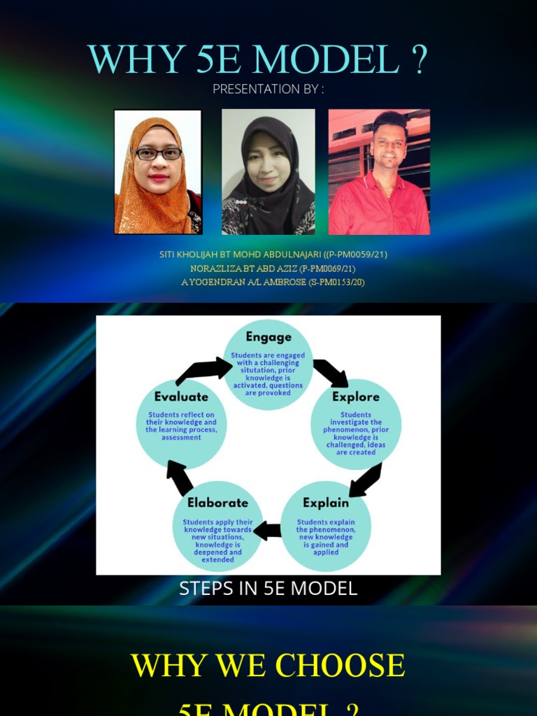 Why 5E Model ?: Presentation by | PDF | Career & Growth