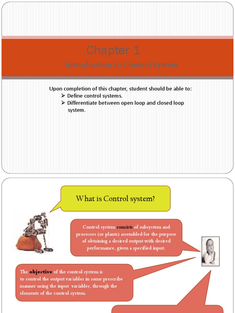 Introduction To Control System | PDF | Control Theory | Control System