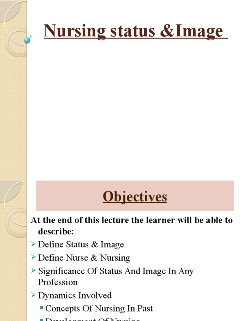 Nursing Status and Image Overview | PDF | Nursing | Bachelor's Degree
