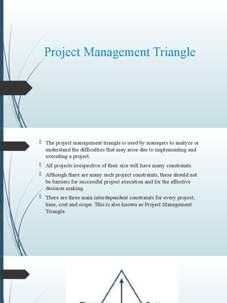 9 Project Management Triangle | PDF