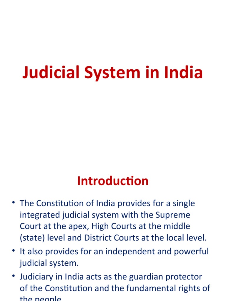 Judiciary | PDF | Judiciaries | Government Of India