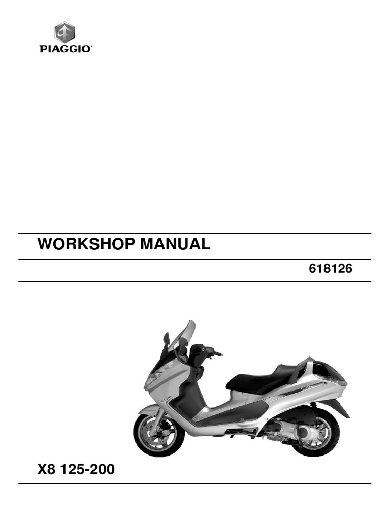 Dokumen - Tips Piaggio x8 125 200 en | PDF | Carburetor | Ignition System