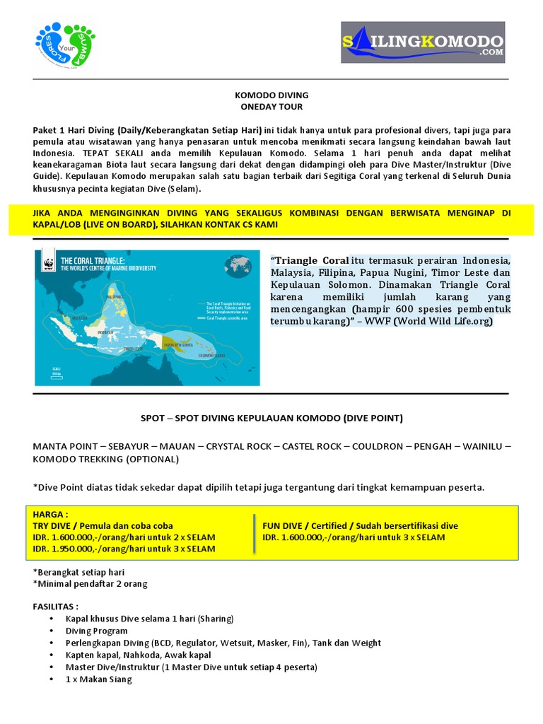 Diving Komodo | PDF