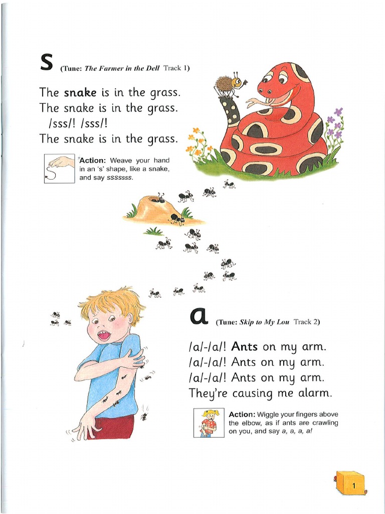 Jolly Phonics Songs | PDF