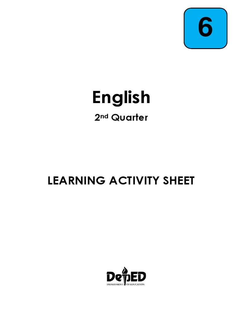 Grade 6 Q2 English LAS | PDF | Infection