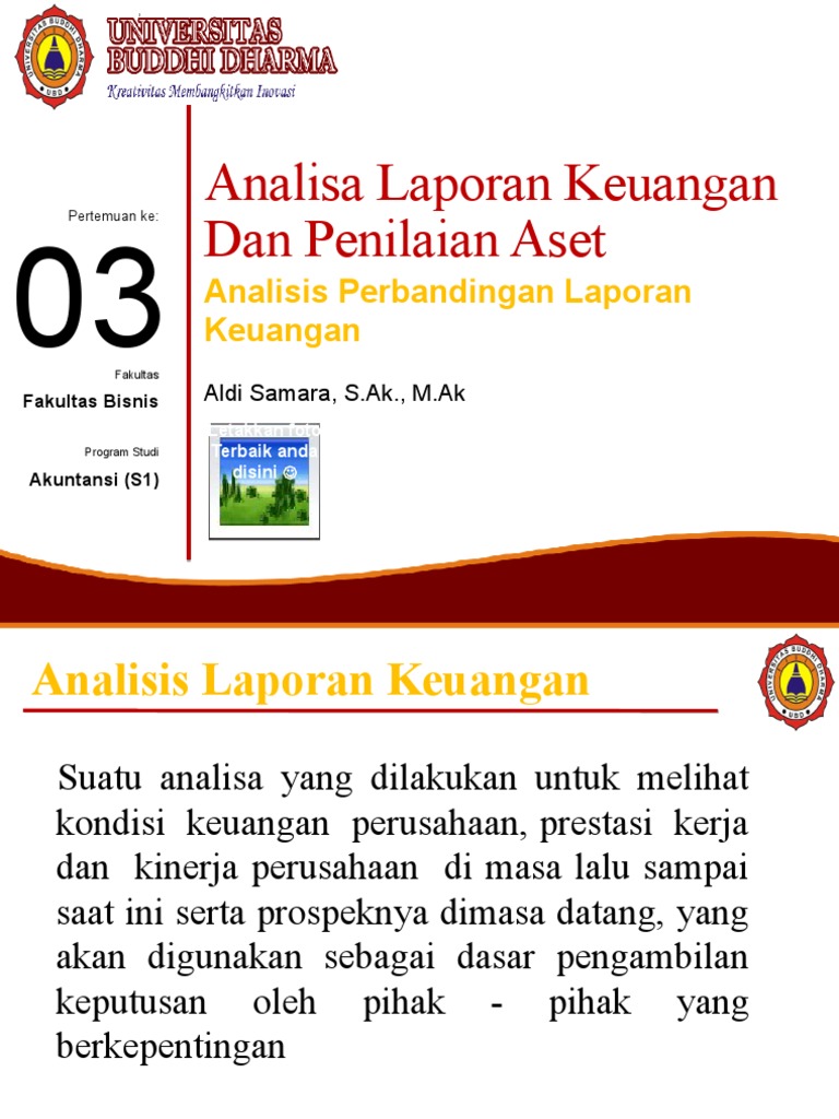 Pertemuan 3 Analisis Perbandingan Laporan Keuangan | PDF