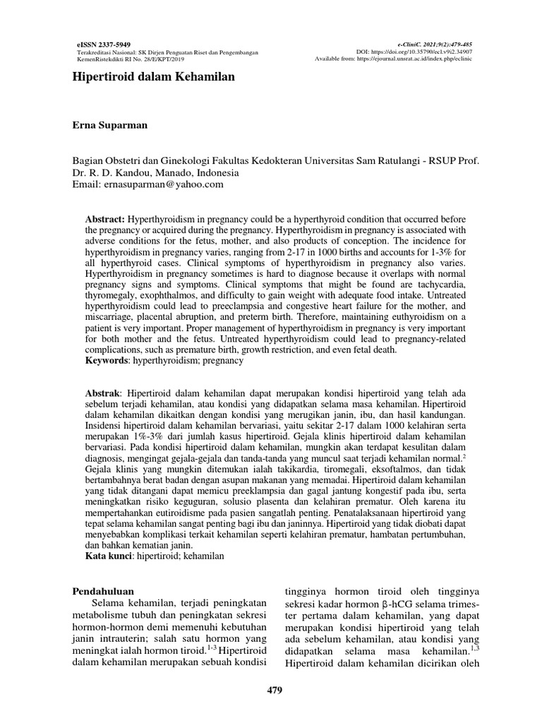 Hyperthyroidism in Pregnancy | PDF | Hyperthyroidism | Thyroid