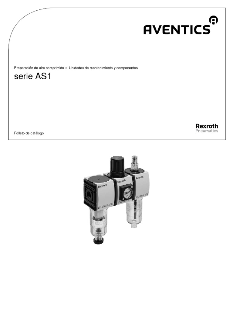 Bosch Rexroth Filtros | PDF | Neumática | Presión