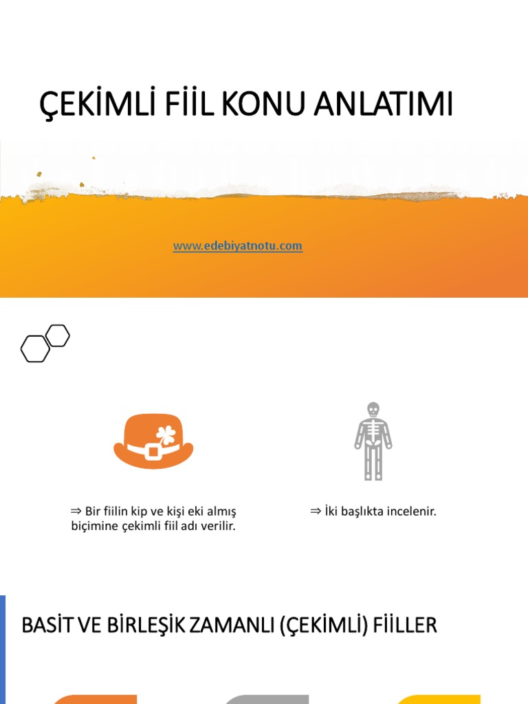 Cekimli Fiil Konu Anlatimi PDF | PDF