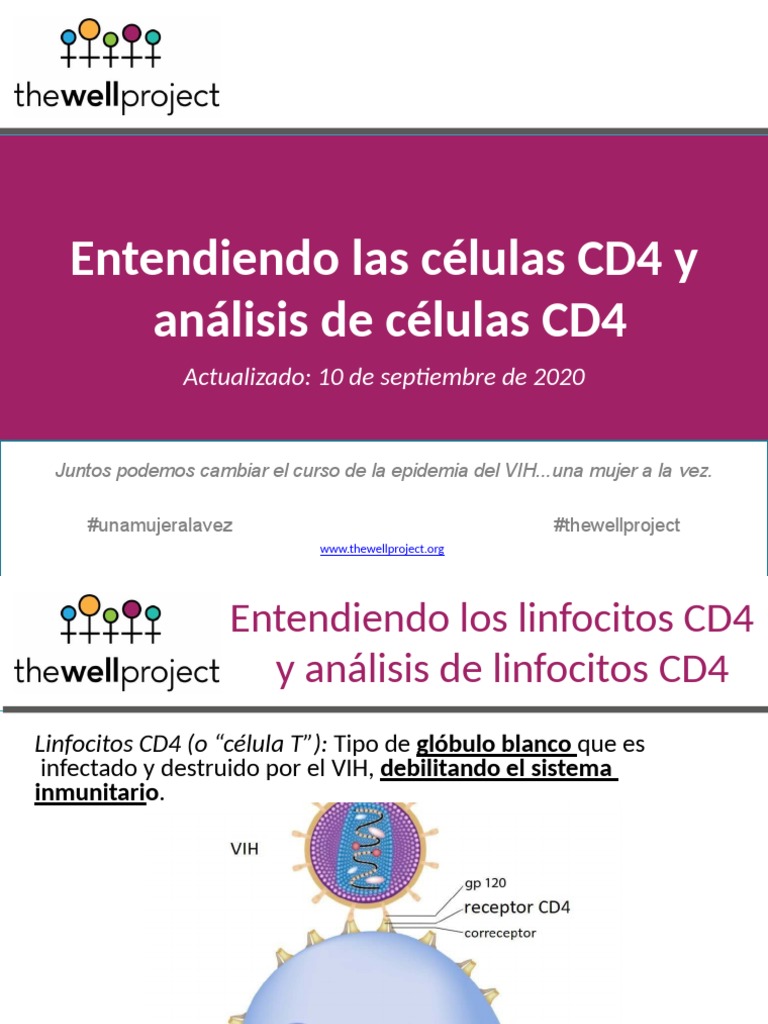 Análisis y Recuento de Células CD4 | PDF | VIH | Sistema inmune