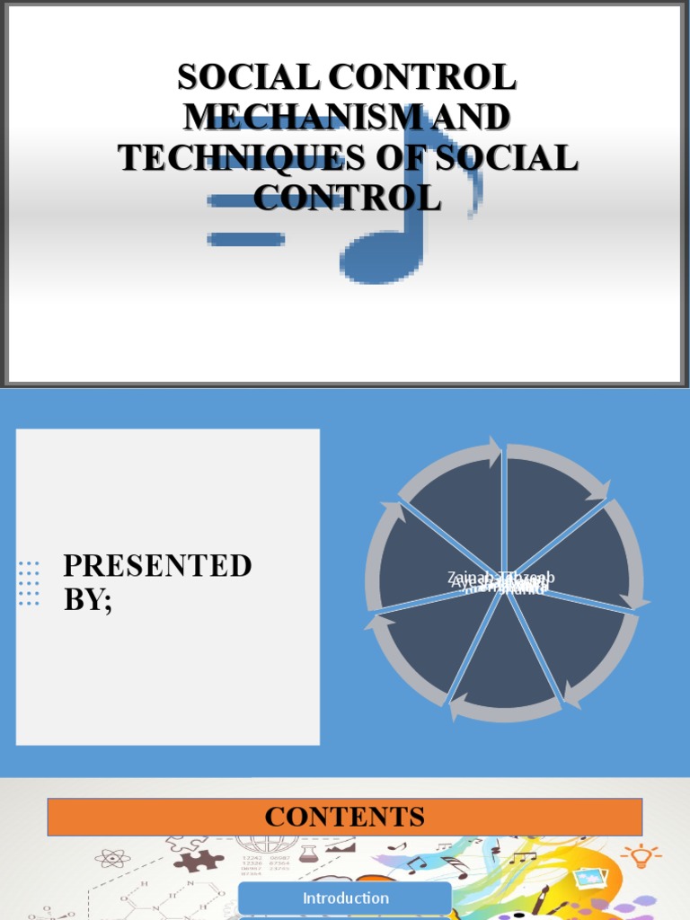 Social Control Mechanism and Techniques of Social Control Social ...