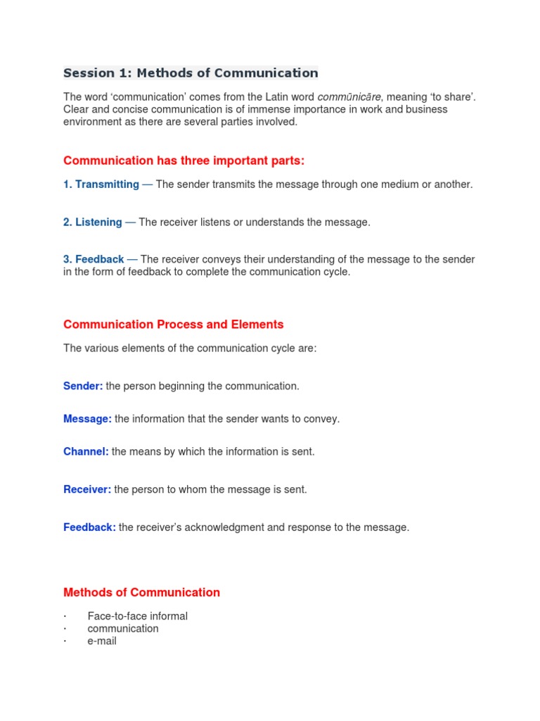 Class 10 Communication Skills | PDF | Communication | Part Of Speech
