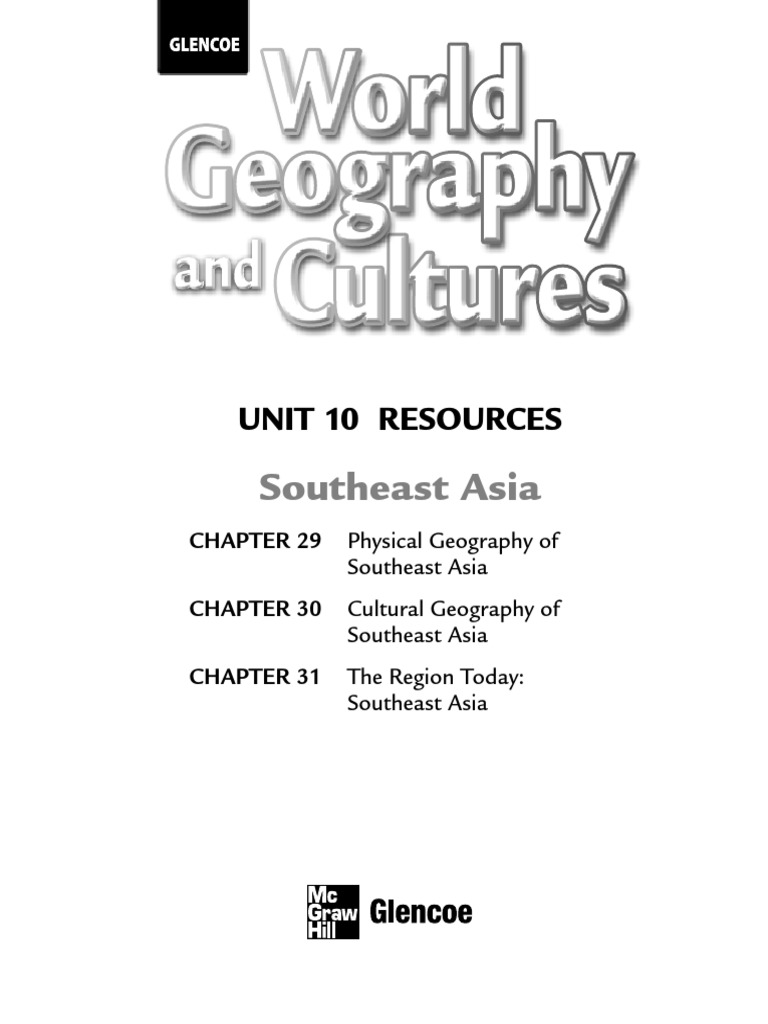 Southeast Asia: Unit 10 Resources | PDF | Retail | Logging