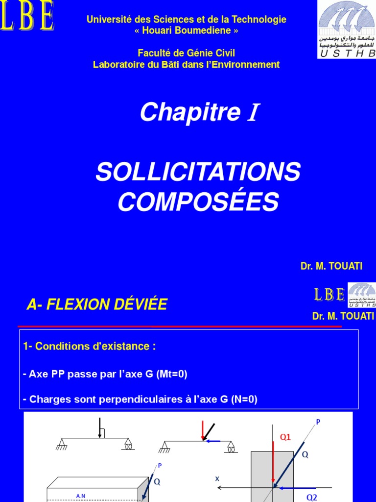 RDM2 CHAPITRE 1 Sollicitations Composées | Download Free PDF | Flexion (matériau) | Théorie des ...