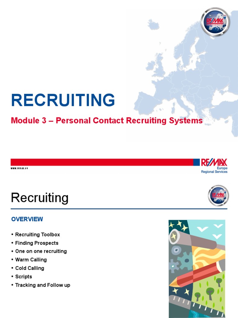 Recruiting: Module 3 - Personal Contact Recruiting Systems | PDF ...