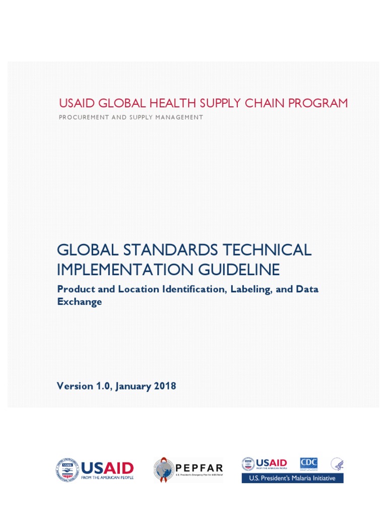 GHSC-PSMGlobalStandardsTechImpGuide V1.0 FINAL | PDF | Barcode ...
