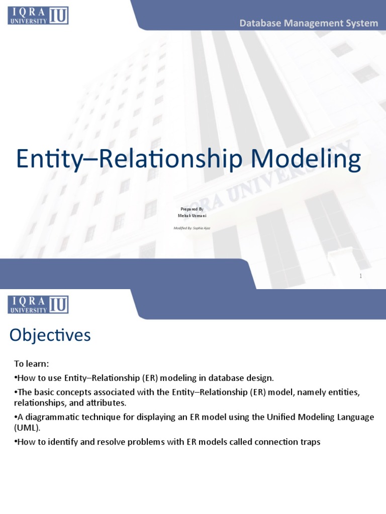 W4. Entity-Relationship Modeling | Download Free PDF | Object (Computer Science) | Computer Science