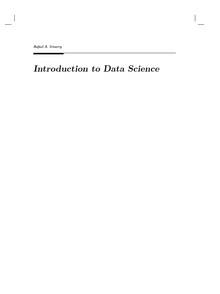 Data Science Book | PDF