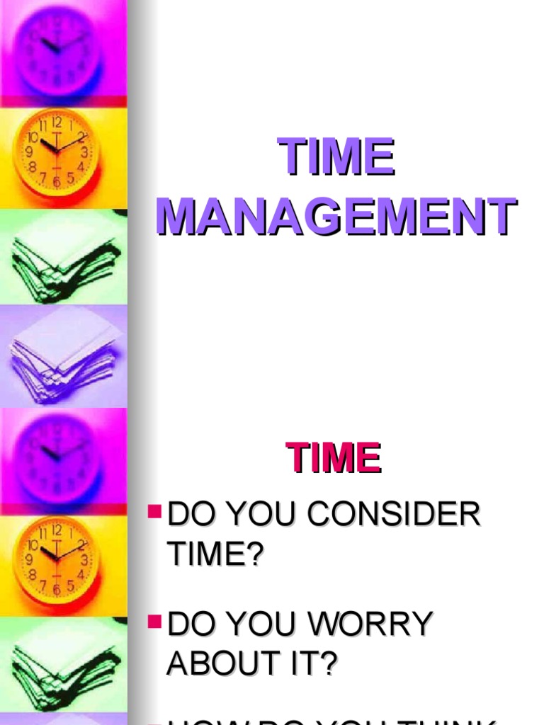 Time Management PowerPoint | PDF | Professional Skills | Procrastination