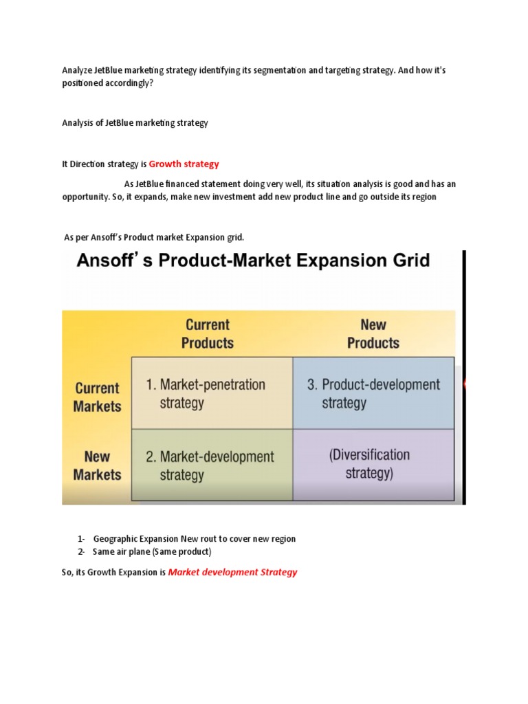 Q5 Case JetBlue | PDF | Market Segmentation | Marketing Strategy