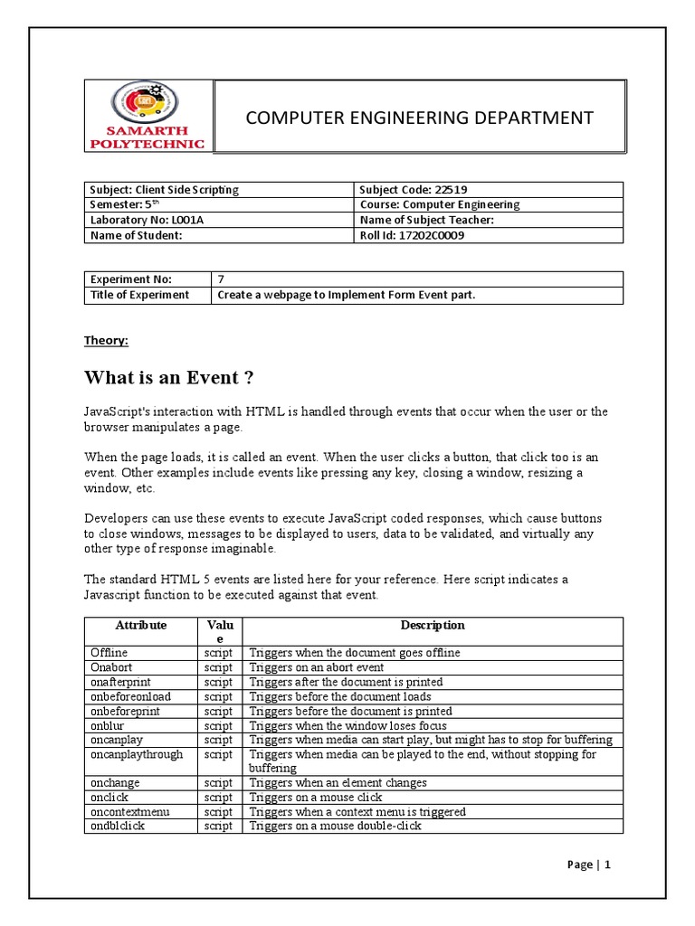 Css Practical 7 and 8 | PDF | Scripting Language | Window (Computing)