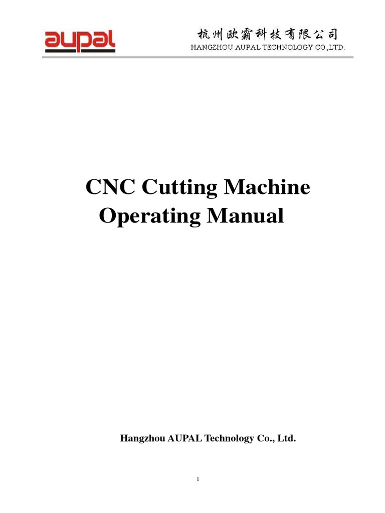 CNC Gantry Plasma Cutting Manual | PDF | Combustion | Bearing (Mechanical)