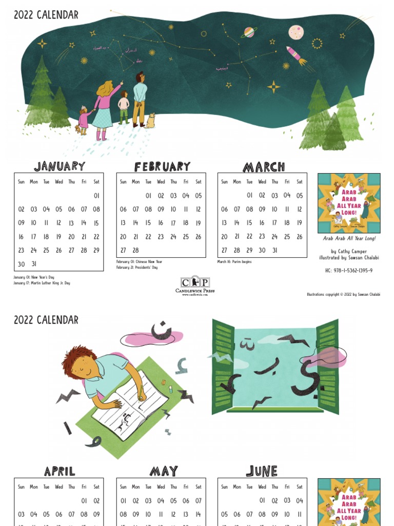 Arab Arab All Year Long! 2022 Calendar | PDF | Observances | Holidays