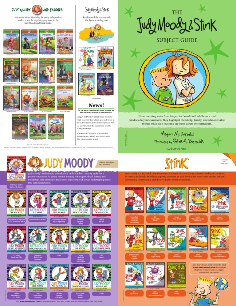 Judy Moody and Stink Subject Guide | PDF | Science | Cognition