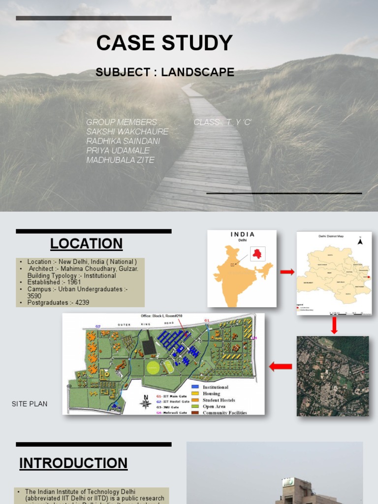 Landscape Case Studies | PDF | Trees | Sea