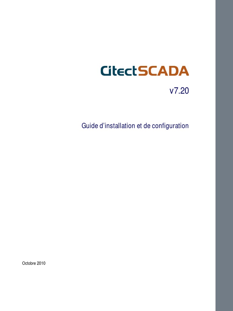 CitectSCADA Installation Guide - FR | PDF | Windows Vista | Microsoft ...