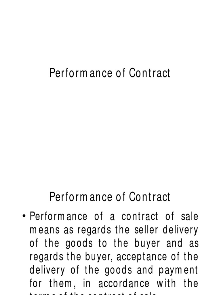 SGA - 4&5 - Performance - Unpaid Seller | PDF | Auction | Breach Of ...